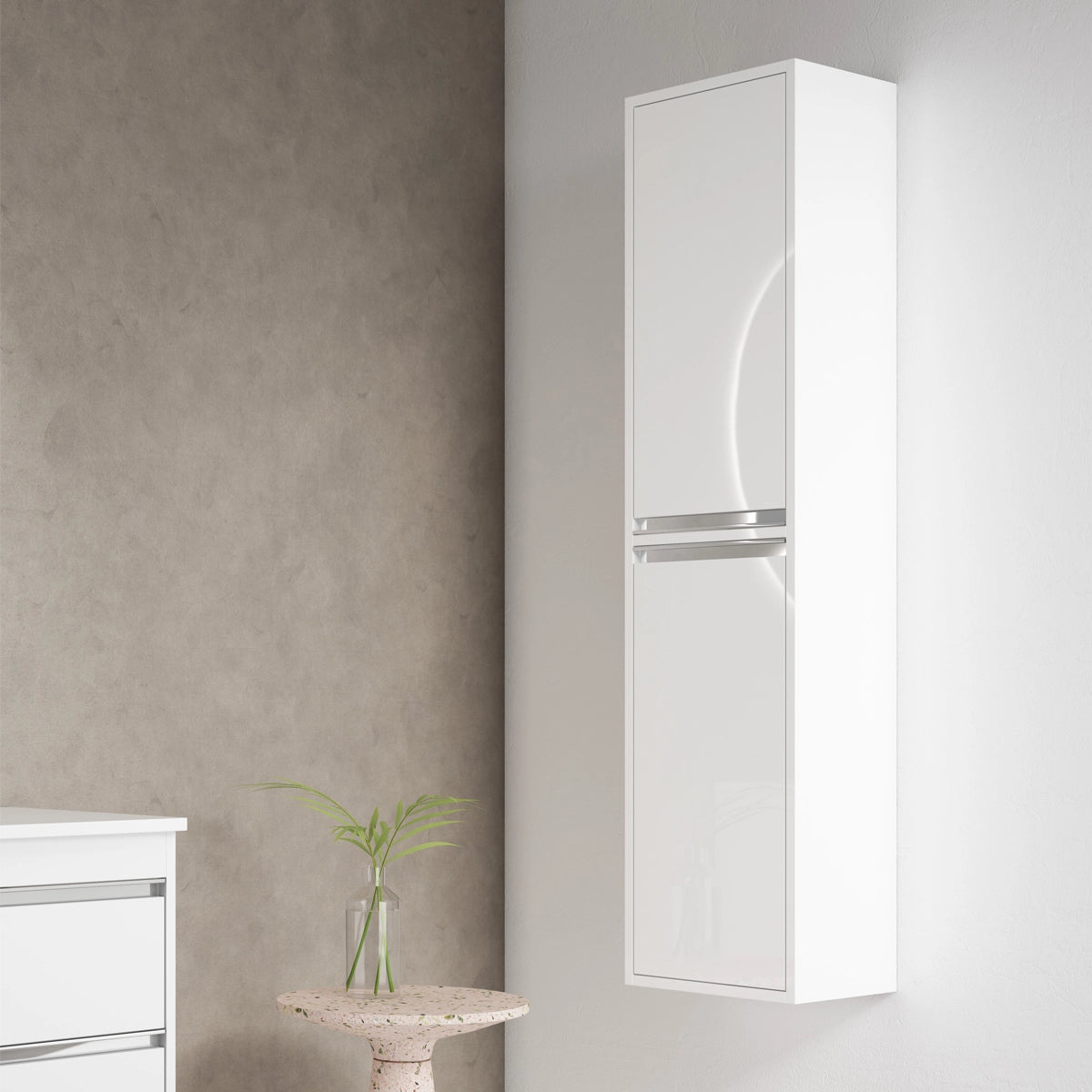 Columna baño moderna con estantes Slider | Diseño funcional